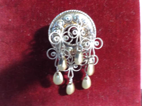 Vintage Norwegian Silver 830 S Solje Wedding Brooch | eBay
