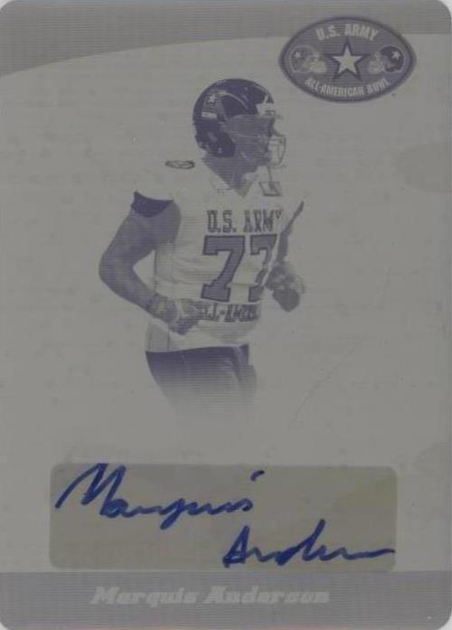 2011 Leaf U.S. Army All-American Bowl - Marquis Anderson #BA-MA1 ...