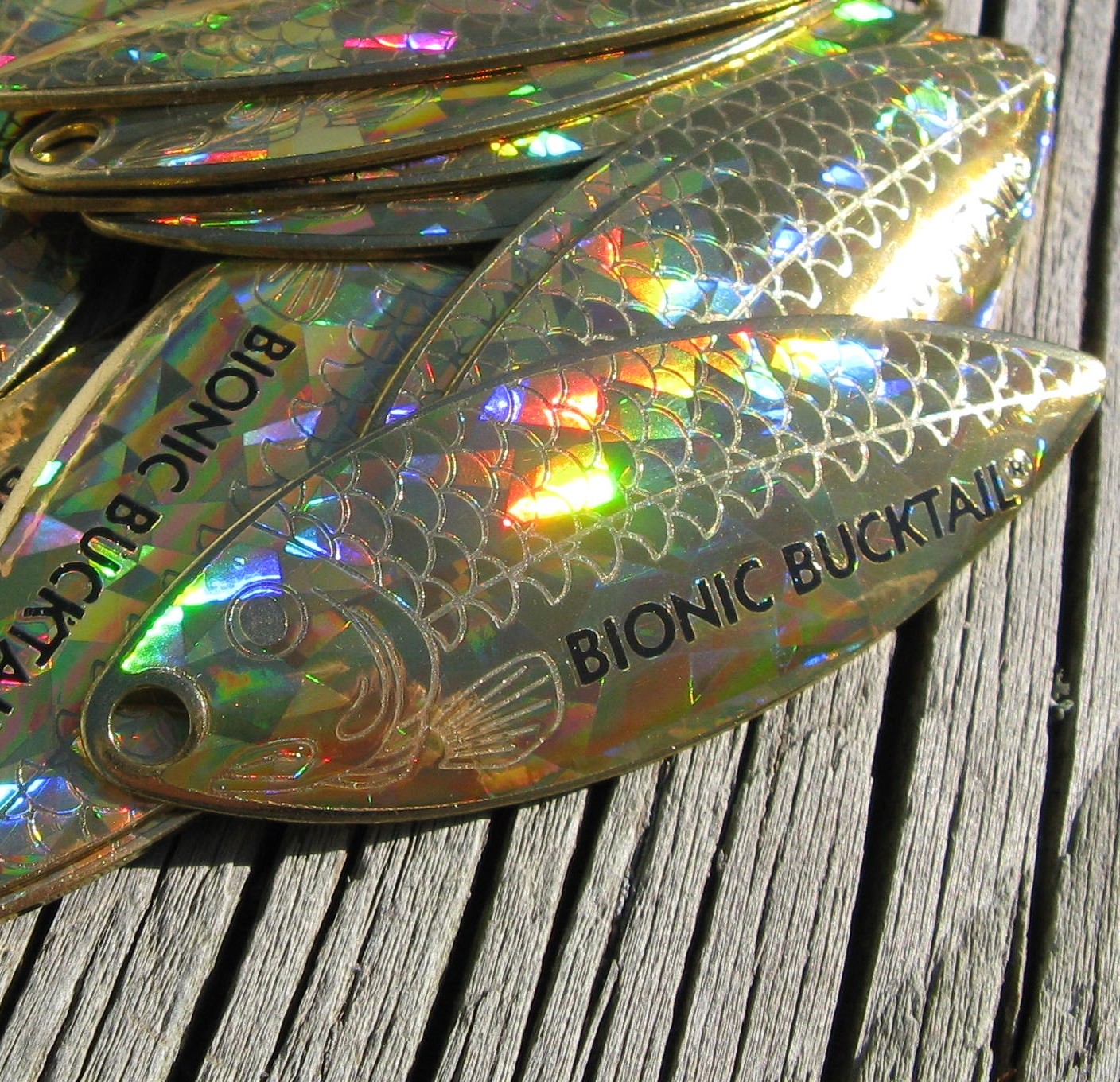 Bionic Bucktail #5.5 Willow Leaf Spinner Blades- Gold Lot of 20 A4 | eBay