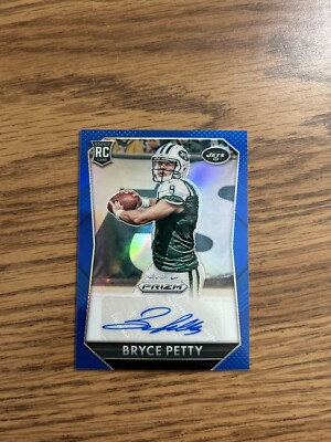 BRYCE PETTY 2015 Panini Prizm Rookie RC Blue Prizm Autograph Auto /25 ...