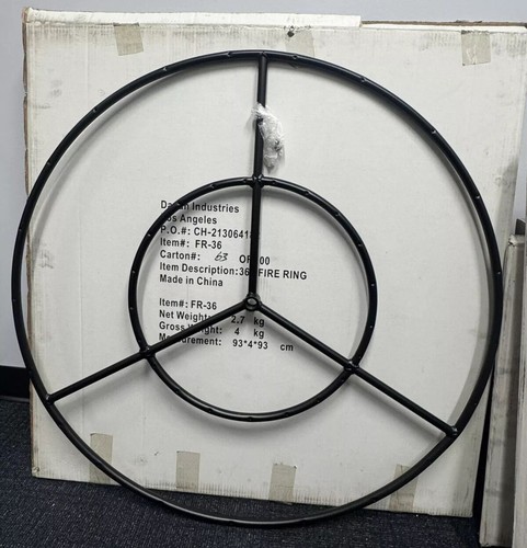 36" Dagan Industries Fire Ring Black - FR-36 - Make Offer 95192169901| eBay