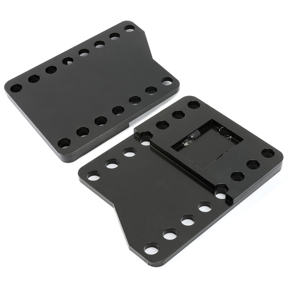 Universal Black Snowplow Mount Drop Bracket Lift Level Kit Powder ...