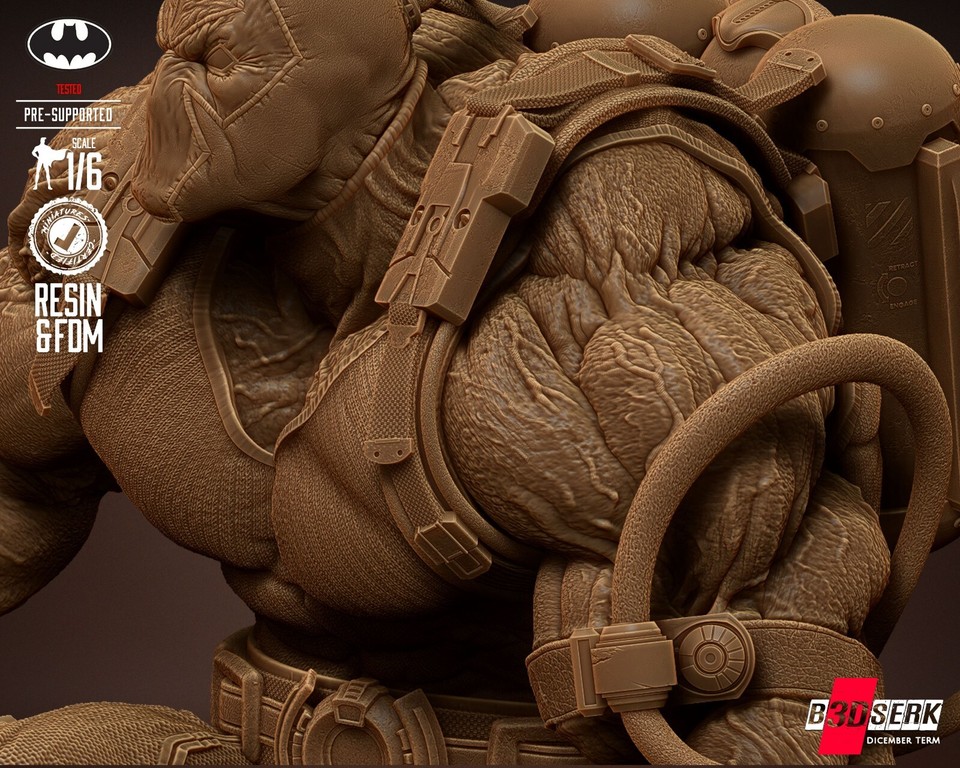 3D Resin Printed Bane Statue Model Kit - Unpainted & Unassembled - DC ...