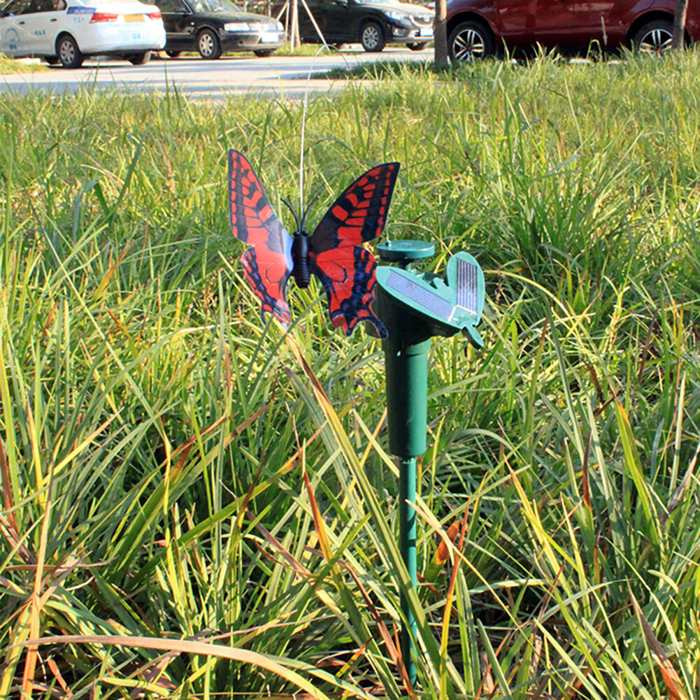 Solar Powered Butterfly Lawn Ornament Anvazise Solar Powered Flying