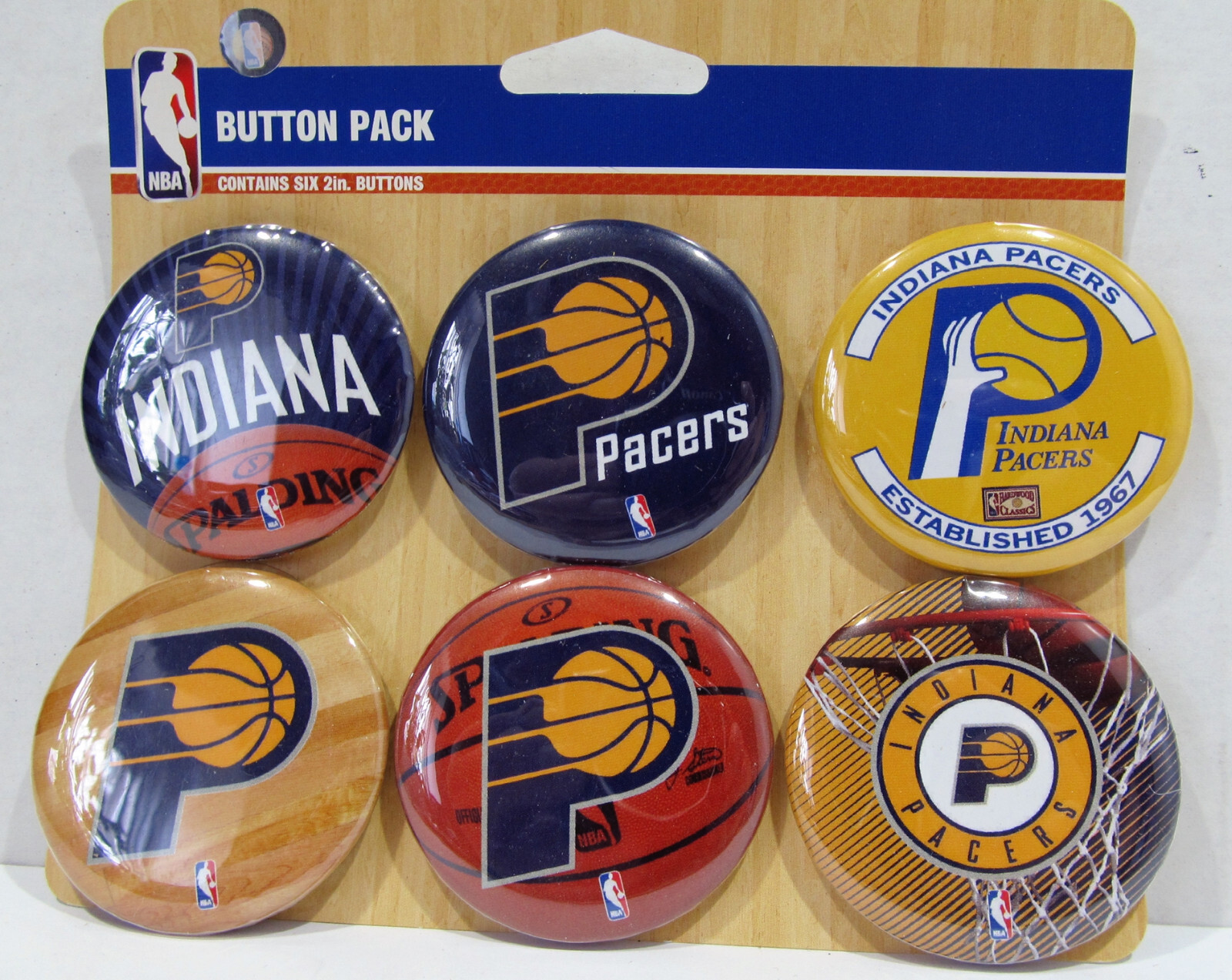 NBA 6-Pack Team Logo 2" Buttons Pin Backs | eBay