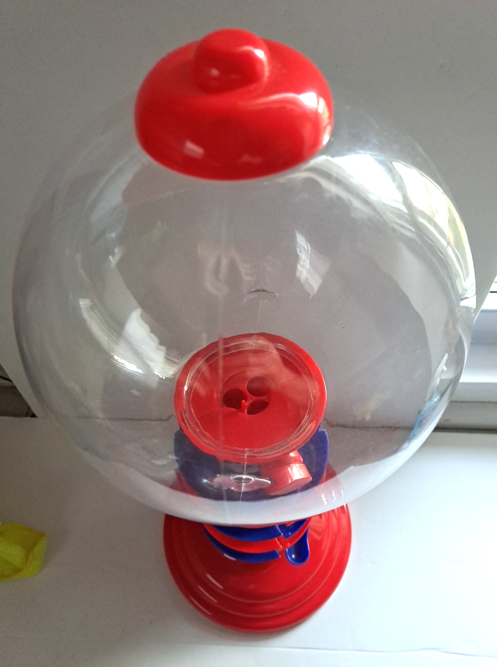 Sweet N Fun 21 Inch Light & Sound Spiral Gumball Bank 2011 Red Candy ...