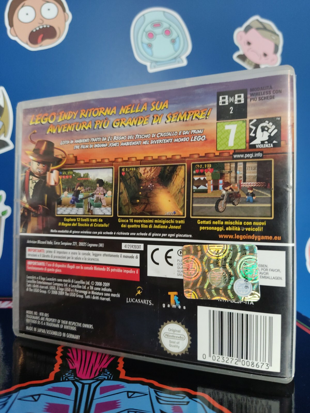 Lego Indiana Jones 2 DS Nintendo PAL ITA Excellent Condition ...