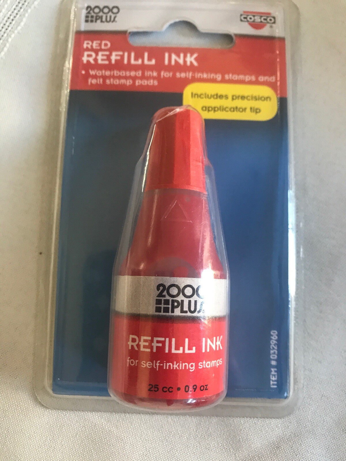 2000 PLUS 2000 PLUS Self-Inking Cosco Refill Ink, Red, .9 oz. Bottle | eBay