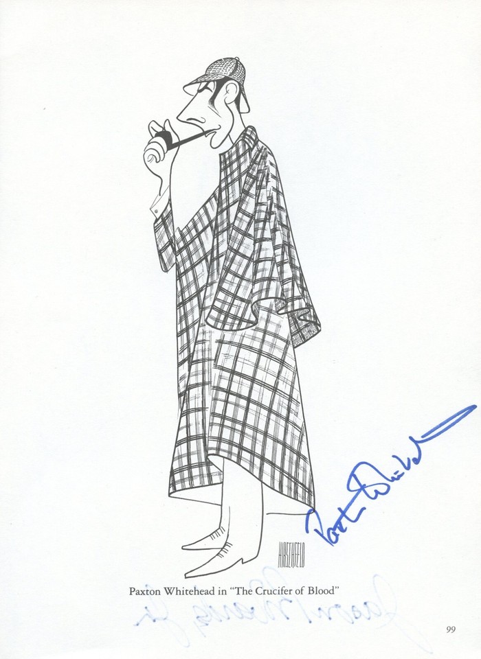 Jason Robards & Paxton Whitehead signed autograph auto 8x11 cut ...