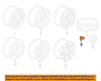 GM OEM 10-23 Bolt EUV Wheels Wheels-Wheel Nut 9599297 | eBay