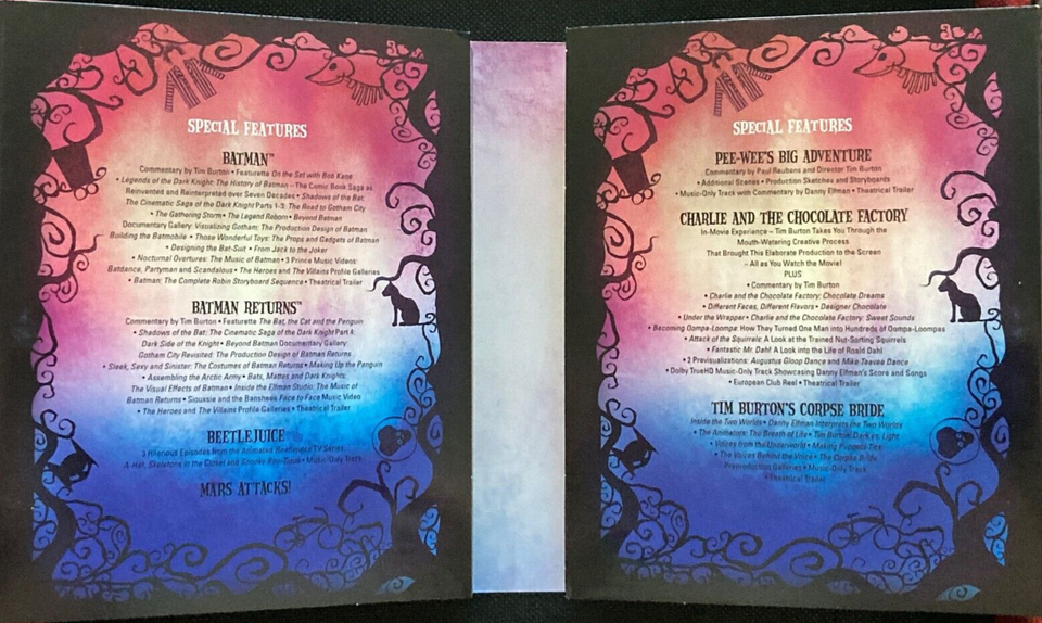 Tim Burton Collection (Blu-ray Disc, 2012, 7-Disc Set, With Book) | eBay