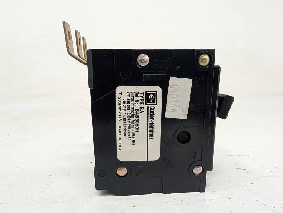 EATON CUTLER-HAMMER BAB3050H 3 POLE 50AMP 240V 10KA CIRCUIT BREAKER | eBay