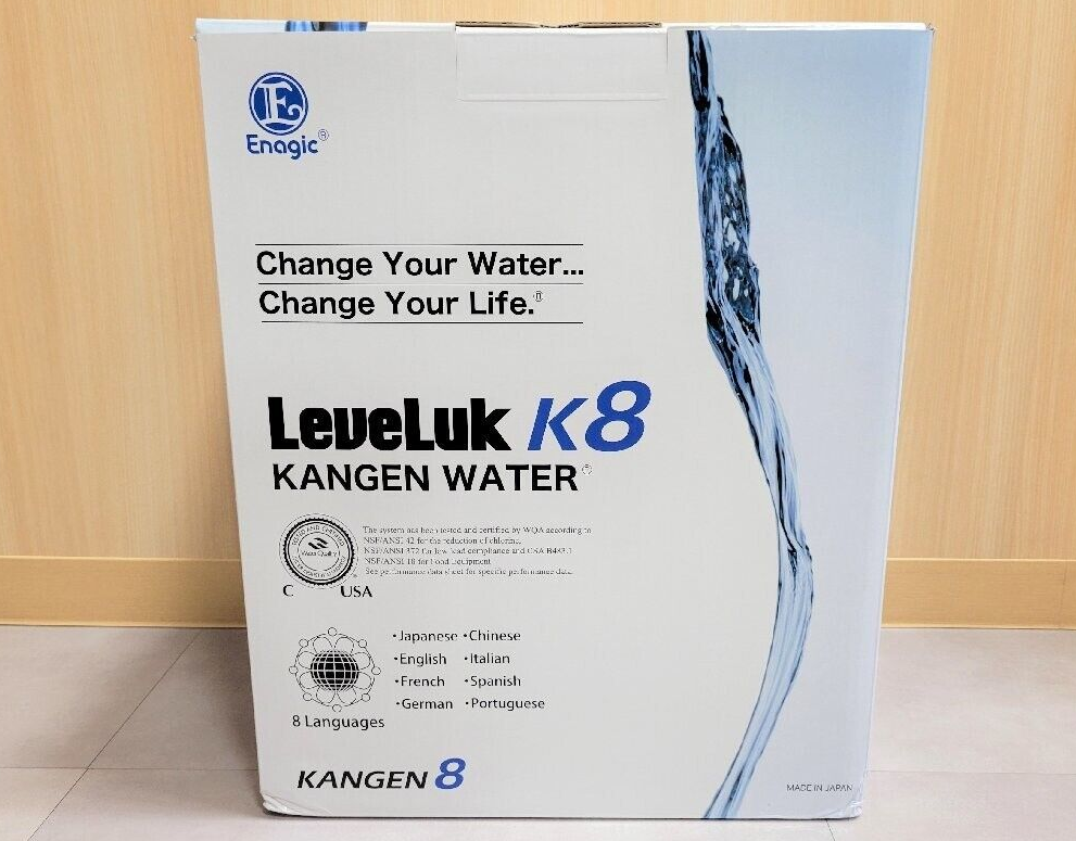 Enagic LeveLuk K8 Kangen Alkaline Water Filtration Machine A26-00 Near ...