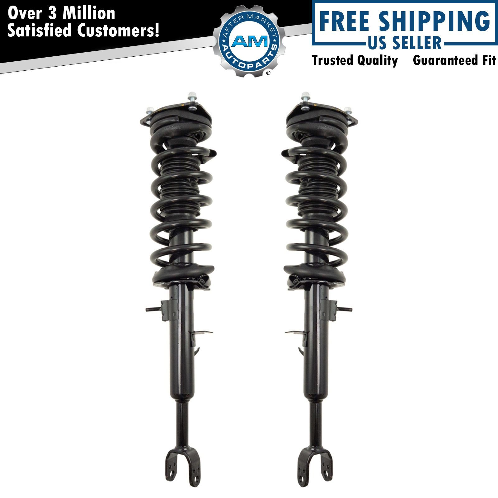 Front Loaded Complete Shock Strut Spring Mount Assembly Pair for ...