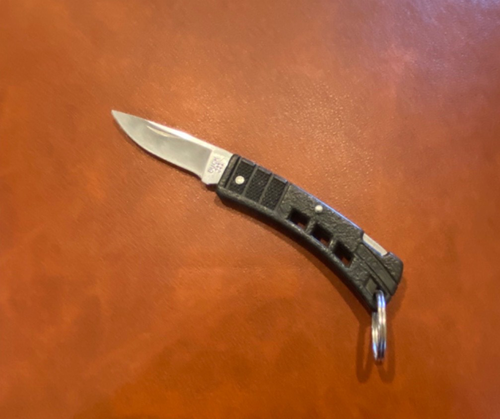 Vintage Buck USA 425 ( Misprint 525 & NO Date Stamp) Black Pocket Knife ...