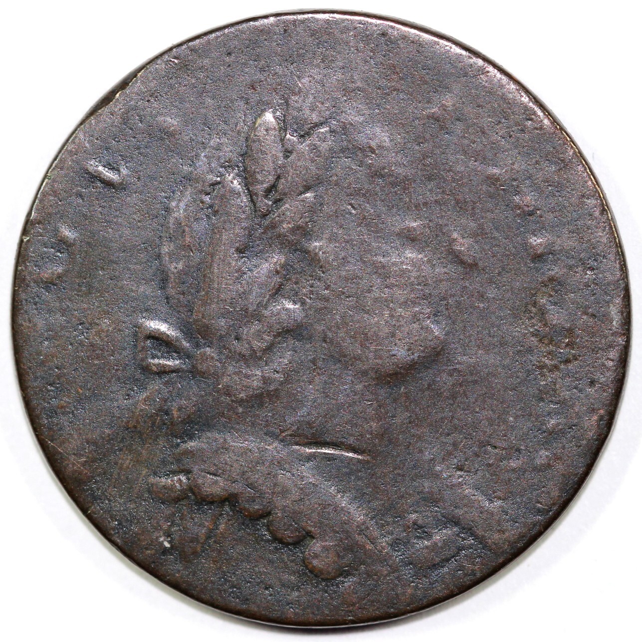 1787 1/2c Machins Mills Colonial Copper Half Penny | eBay