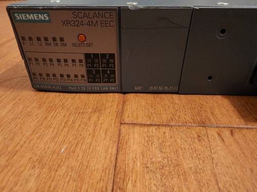 Siemens SCALANCE XR324-4M EEC Industrial Ethernet Switch 324-4GG00-4JR2 ...