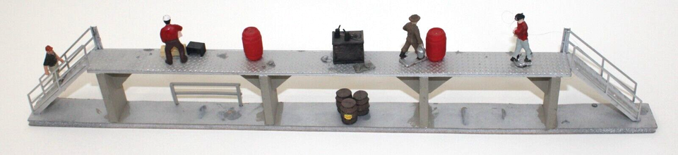 Pair of O Scale Locomotive Service/ Maintenance Platforms Scratch Built ...