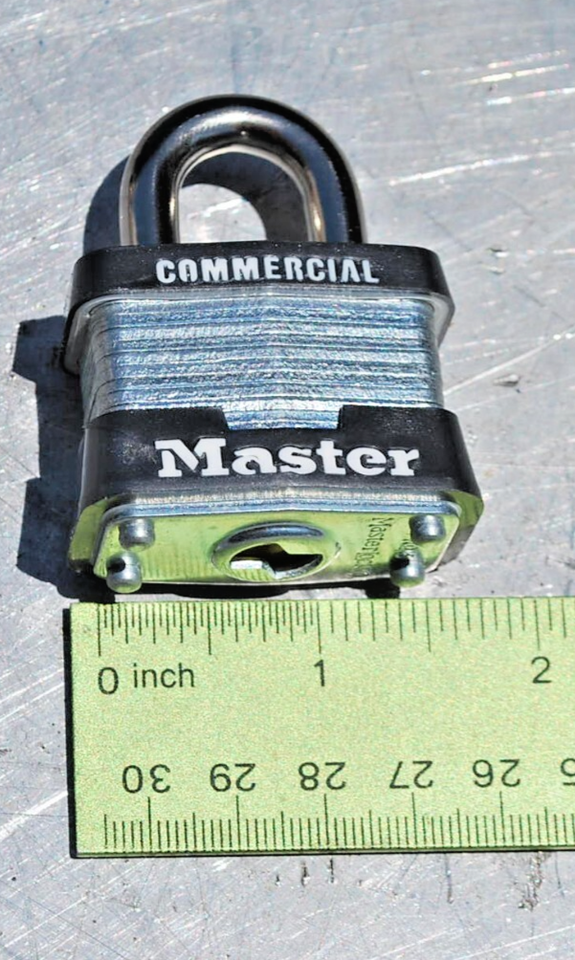 Master Lock 3KA COMMERCIAL (2 Keys ) Padlock Lockout 3/4" Shackle Ht ...