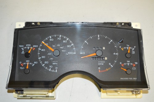 95 96 97 Chevy S10 GMC Sonoma 100mph Speedometer Instrument Cluster ...