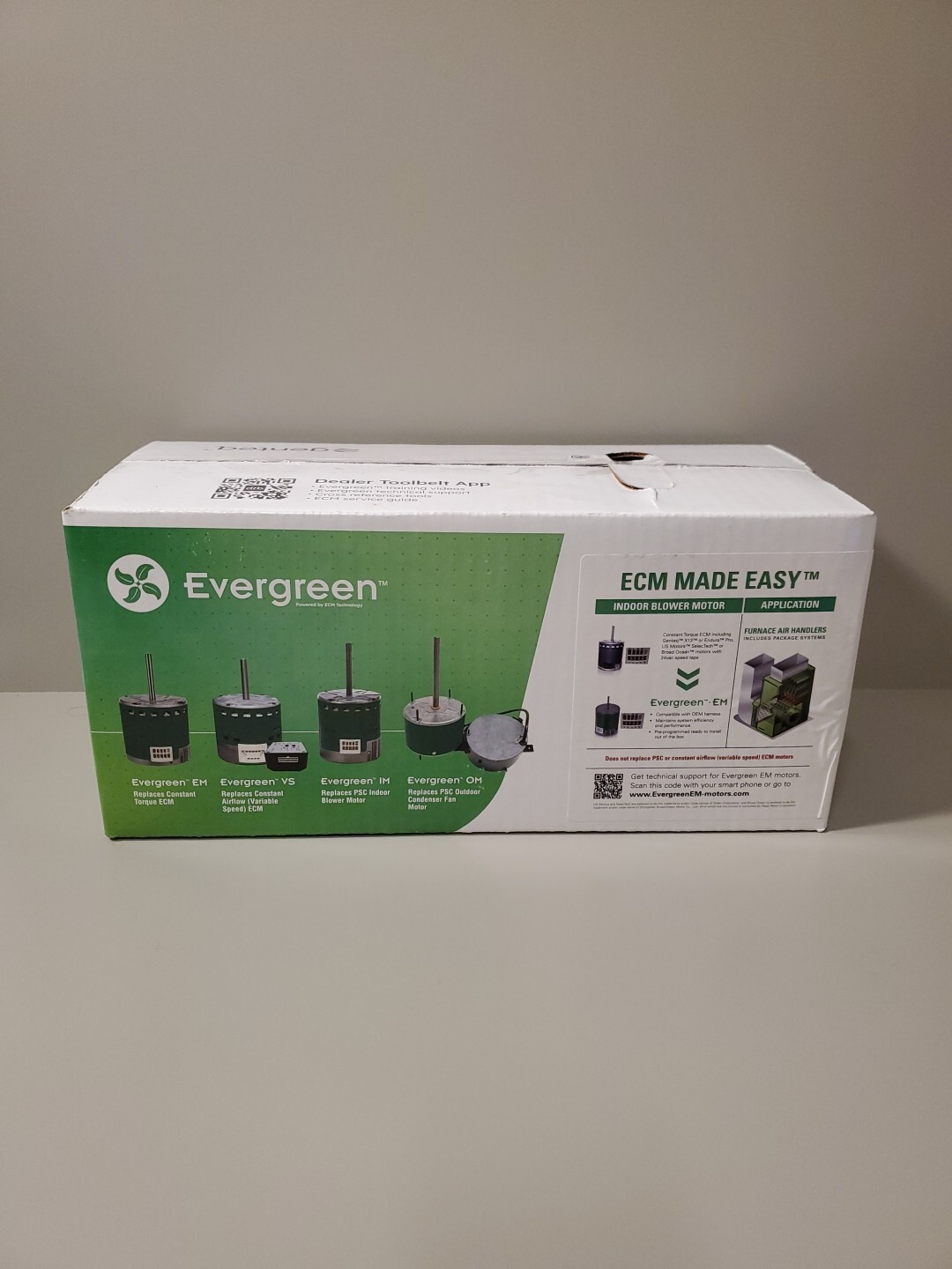 GENTEQ 6203E 1/3HP EVERGREEN EM ECM DIRECT DRIVE BLOWER MOTOR 208-230/ ...