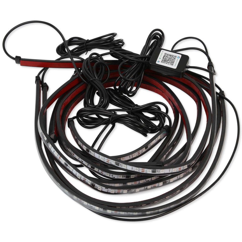 6x RGB Underglow LED Kit Neon Strip Light Multicolor For Ford Mustang ...