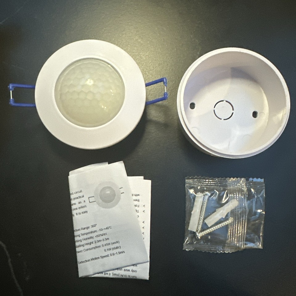 PIR Sensor Indoor Ceiling Flush Mounted Infrared Motion Sensor | eBay UK