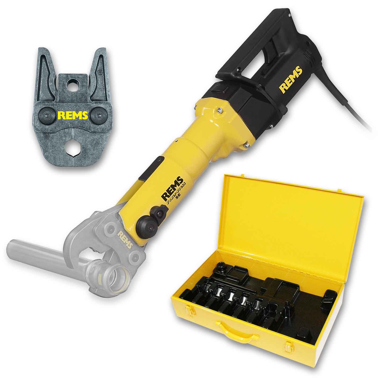 Rems Power-Press SE Basic-Pack Radialpresse im Stahlblechkoffer + 1 ...
