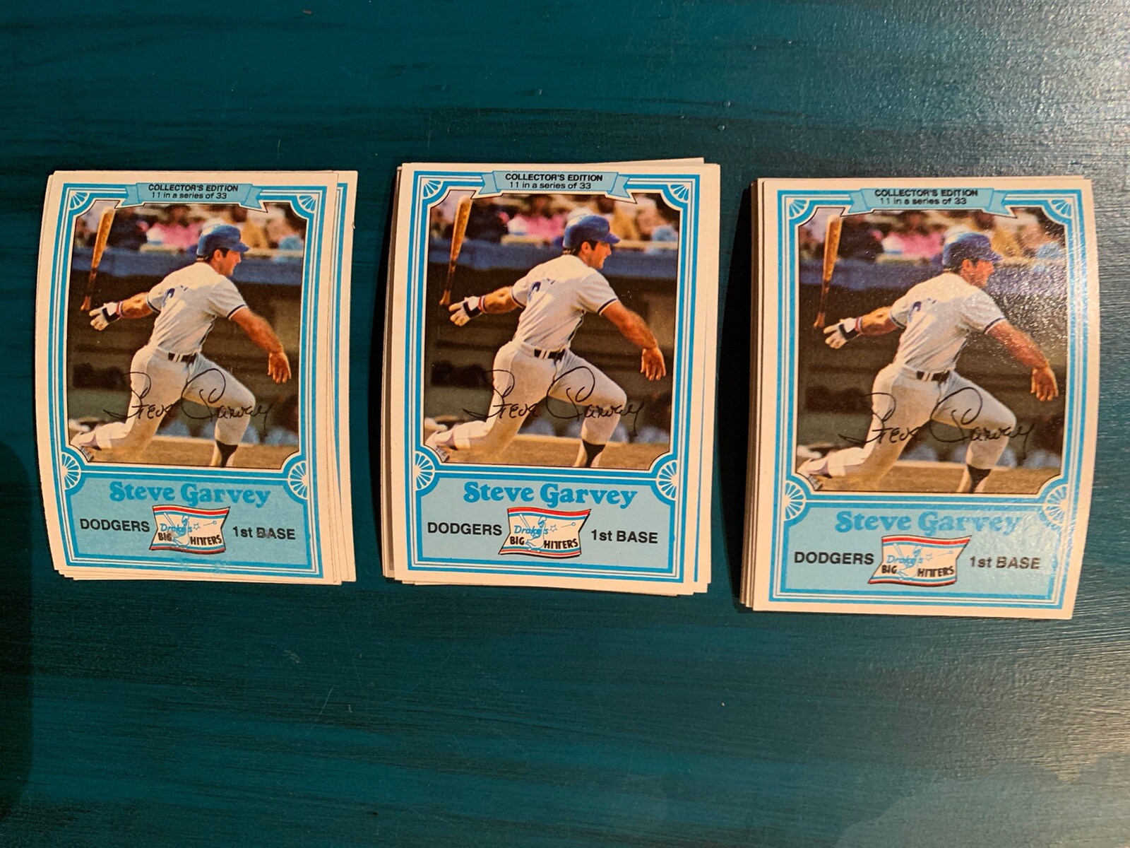 1981 Topps Drake's Steve Garvey . Los Angeles Dodgers #11 Vending Box ...