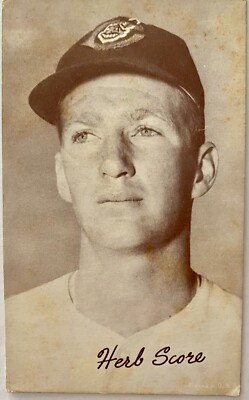 1947-66 Exhibit Card-Herb Score, Cleveland Indians | eBay