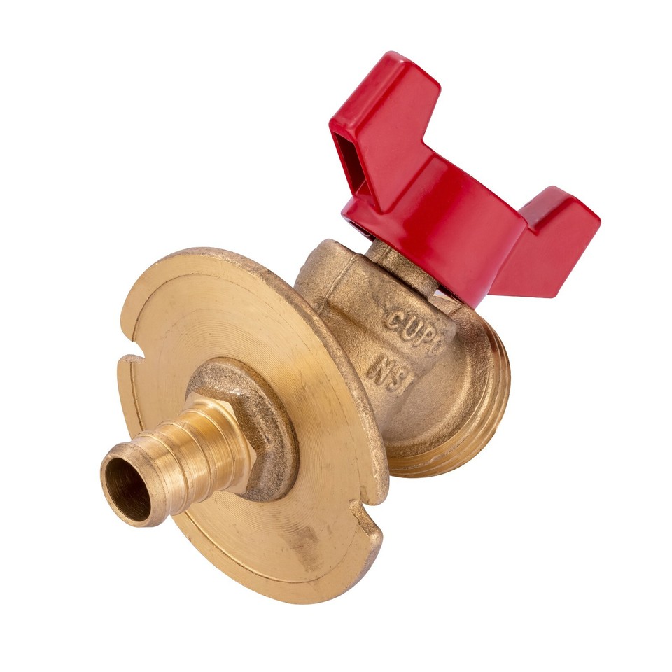 EFIELD Outdoor Faucet/Valve 1/4Turn Sillcock Bibb 3/4" Pex Inlet x3/4 ...