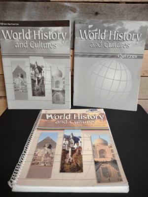 A Beka World History and Cultures Teacher Guide, Quiz Key, Tests / Map ...