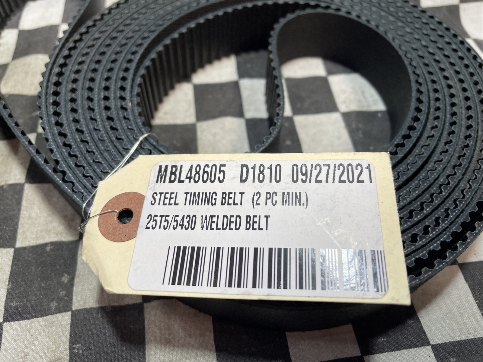 BOSCH 25T5/5430, MBL48605, STEEL TIMING BELT, LOT OF 2, SHIPSAMEDAY ...