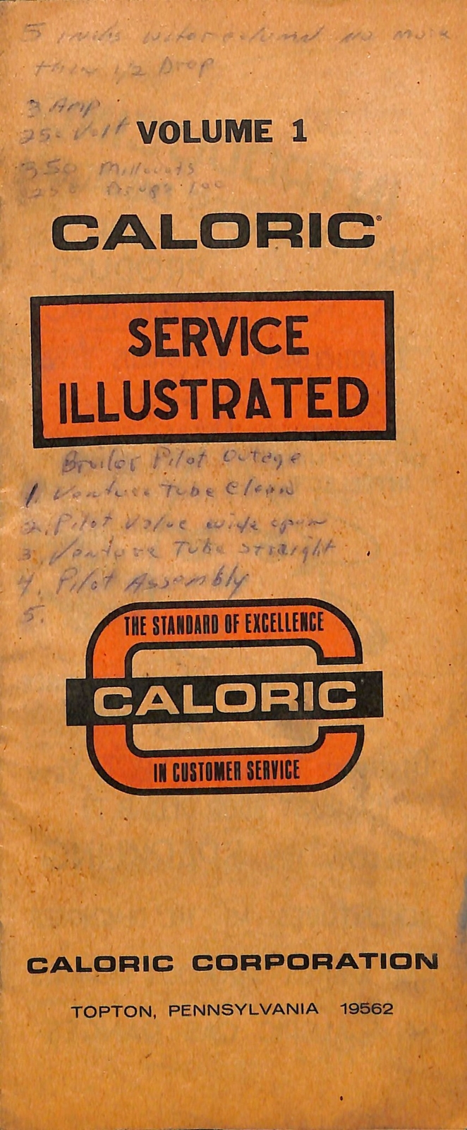 Caloric Gas Range Illustrated Owners Manual Volume 1 Vintage CPG3x | eBay