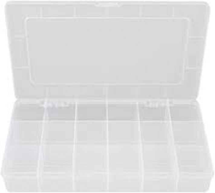 18 Small Bin Portable Parts Storage Container Case Tool Shop Mechanic ...