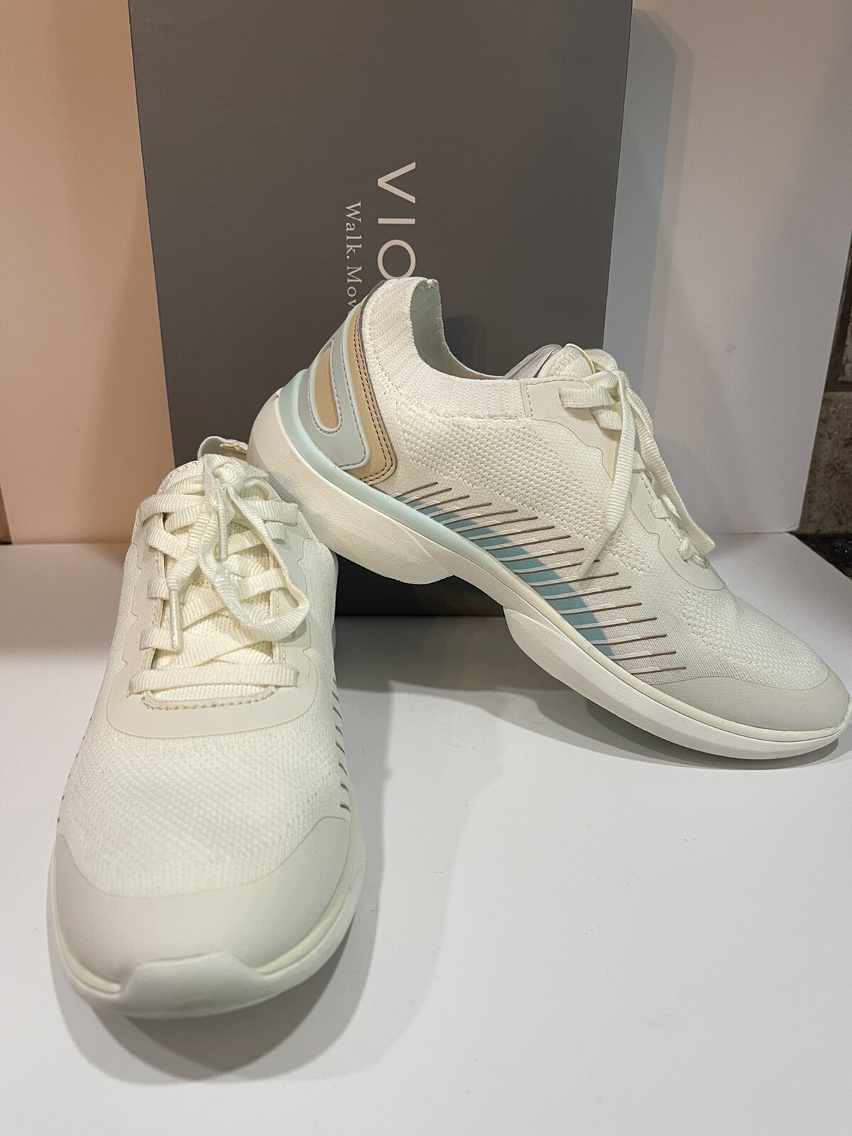 Vionic Embolden Knit Sneaker Tennis Shoe Women’s Size 7.5 Blue Haze ...