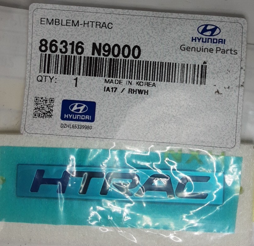 HYUNDAI OEM 2022 Tucson Lift Gate Exterior Trim-Nameplate 86316N9000 ...