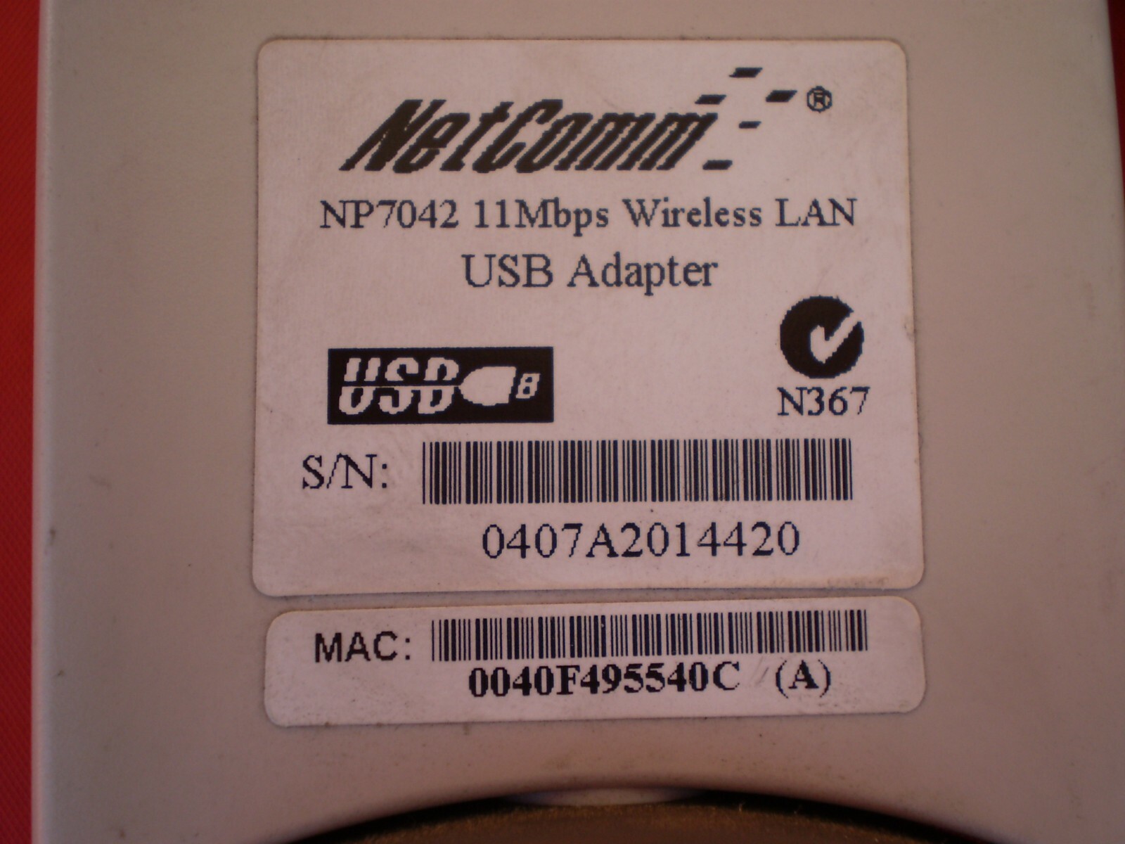 USB Wireless WiFi Adapter Dongle Network LAN Card 802.11b 11Mbps ...