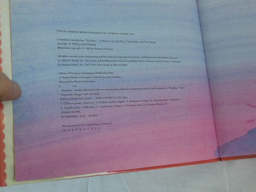 A NONNY MOUSE WRITES AGAIN! SELECTED BY JACK PRELUTSKY Alfred Knopf ...