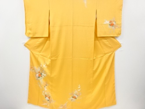 35744# JAPANESE KIMONO / HOMONGI / FLOWER NOSHI PATTERN | eBay