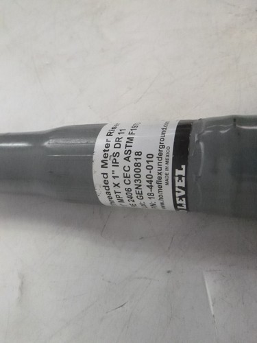 Home Flex Underground 1" MIP x 1" DIA Insert Poly Meter Riser 18-440 ...