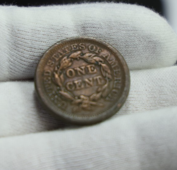 1854 US Large Cent 1c Fine (Cleaned,Corrosion) | eBay