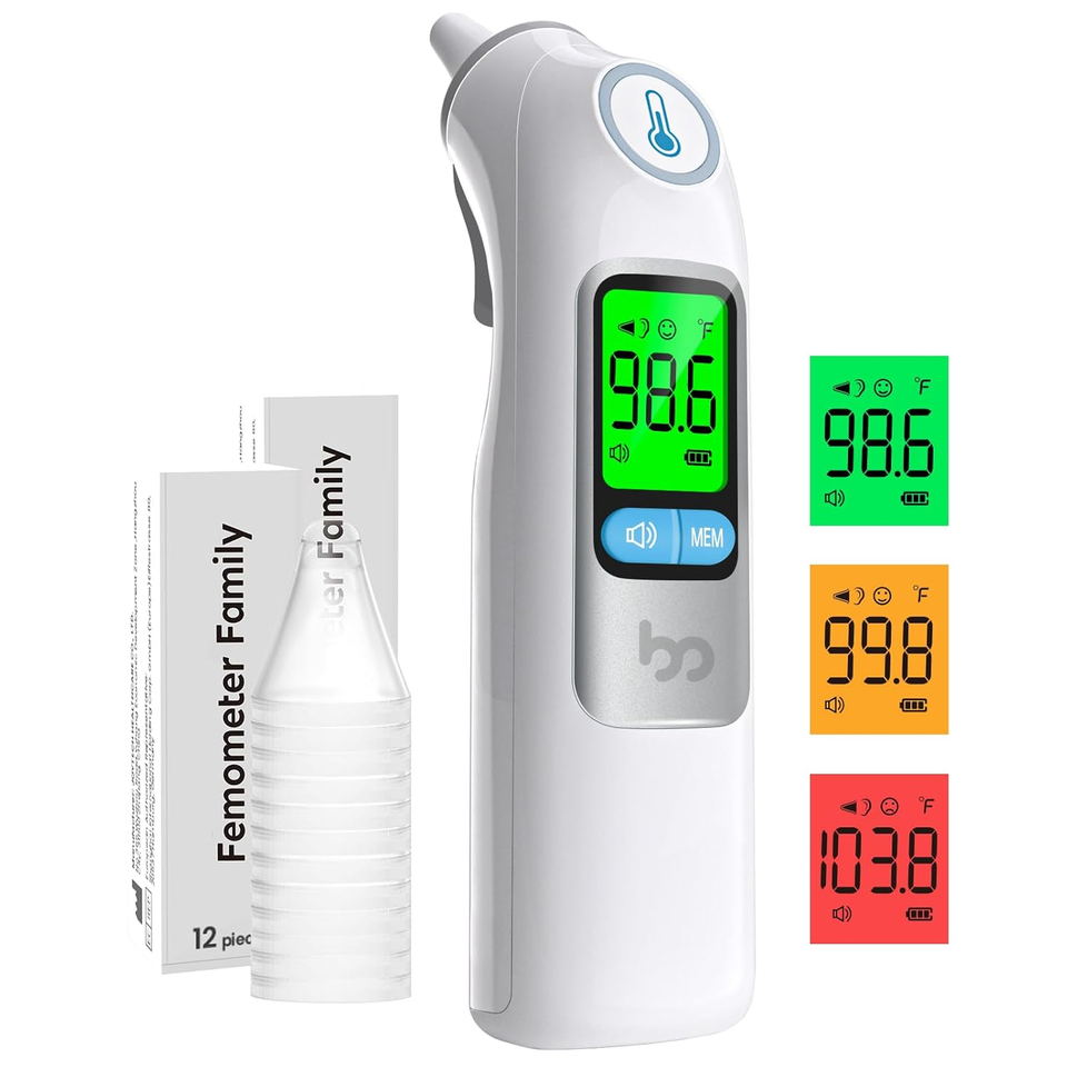 Ear Thermometer, Highly Accurate Ear Thermometer for Kids, Adults and ...