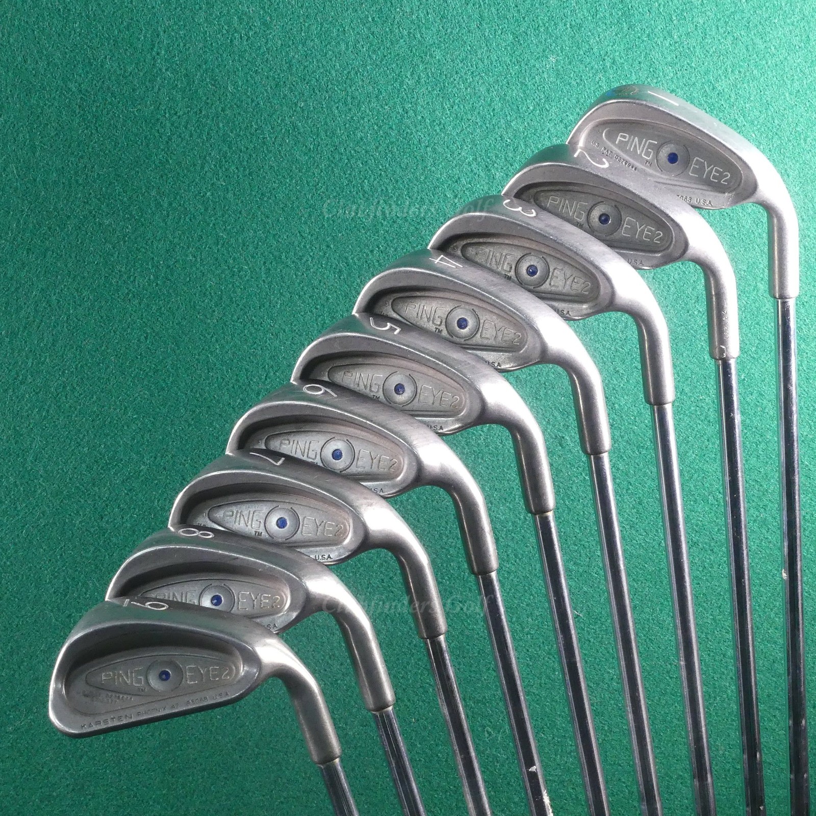 Ping Eye 2 Blue Dot 1-PW Iron Set Karsten ZZ-Lite Steel Stiff | eBay