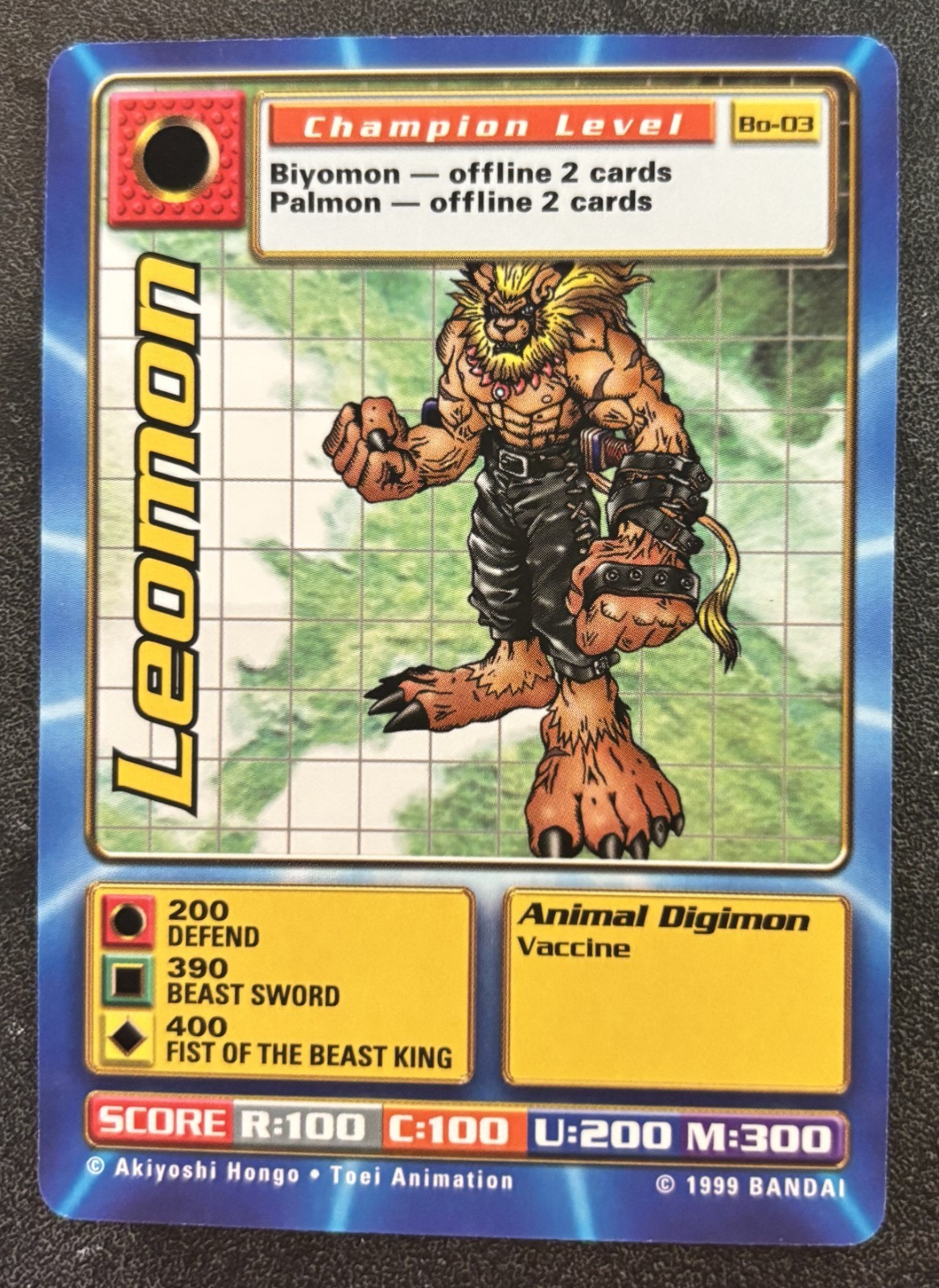 Series 1 Digimon Leomon near MINT classic card | eBay