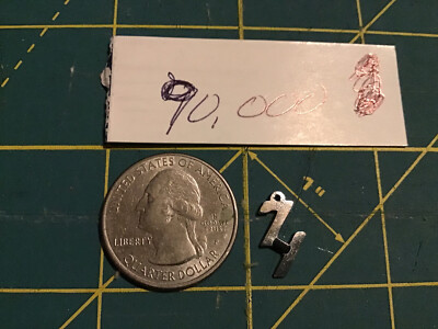 Vintage Sterling Silver Number 71 Charm Class Of Birth Year Seventy One ...
