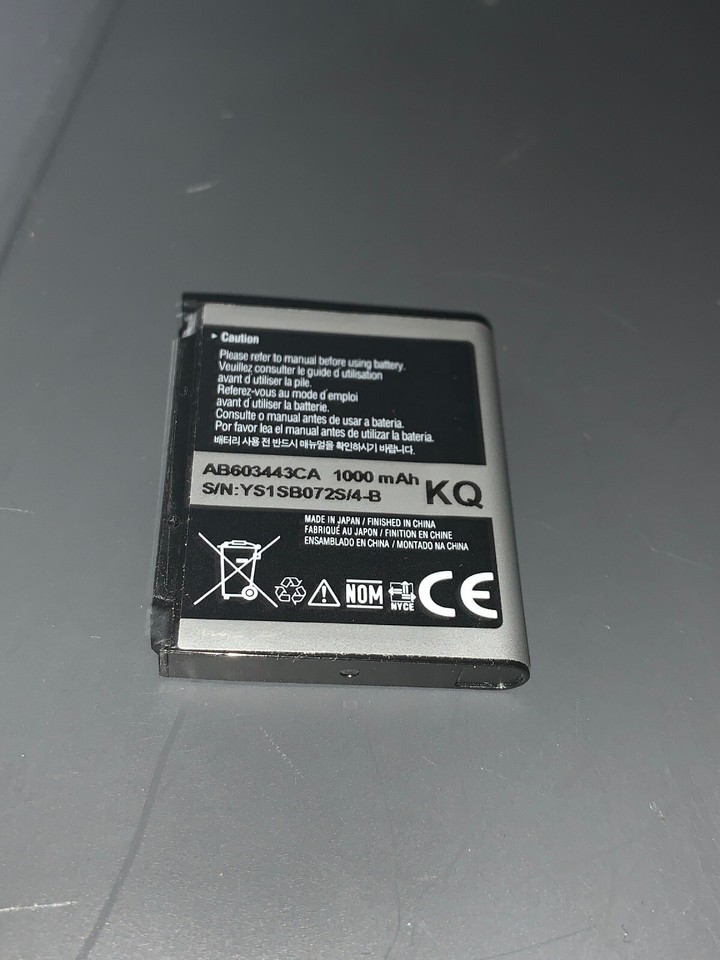 OEM Samsung Battery AB603443CA 1000mAh for T819 / A717 / A727 / A797 | eBay