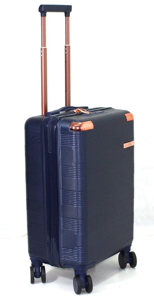 55cm Hard Shell Suitcase Cabin Trolley Bag Carry On 4 Wheel Hand ...