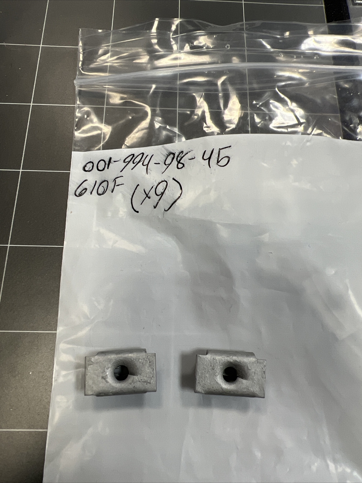 MERCEDES-BENZ 0019949845 GENUINE OEM REAR DEFLECTOR CLIP set of 2 F+S ...