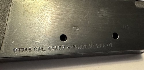 Taurus PT-740 Slim .40 S&W 8 Round Steel Blue Extended Factory Magazine ...